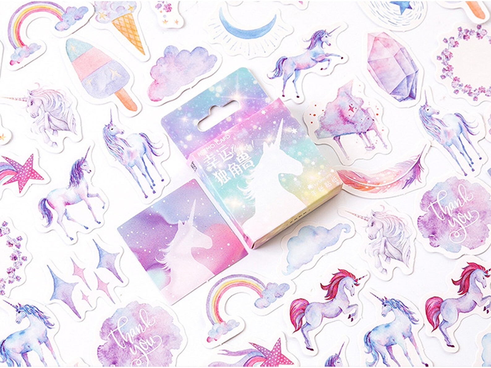 Lucky Unicorn Sticker Korean Sticker Decoration DIY - Etsy