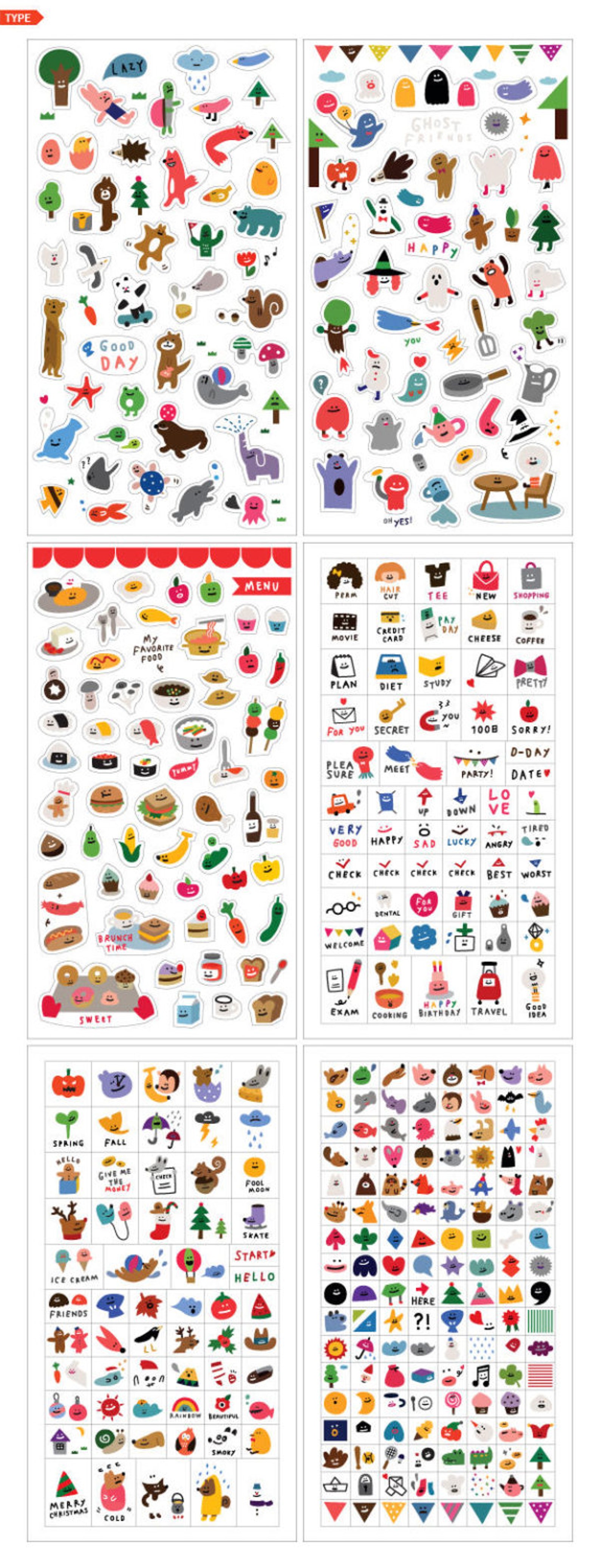 I'M Sticker Set Deco Stickers Masking Stickers Diary | Etsy