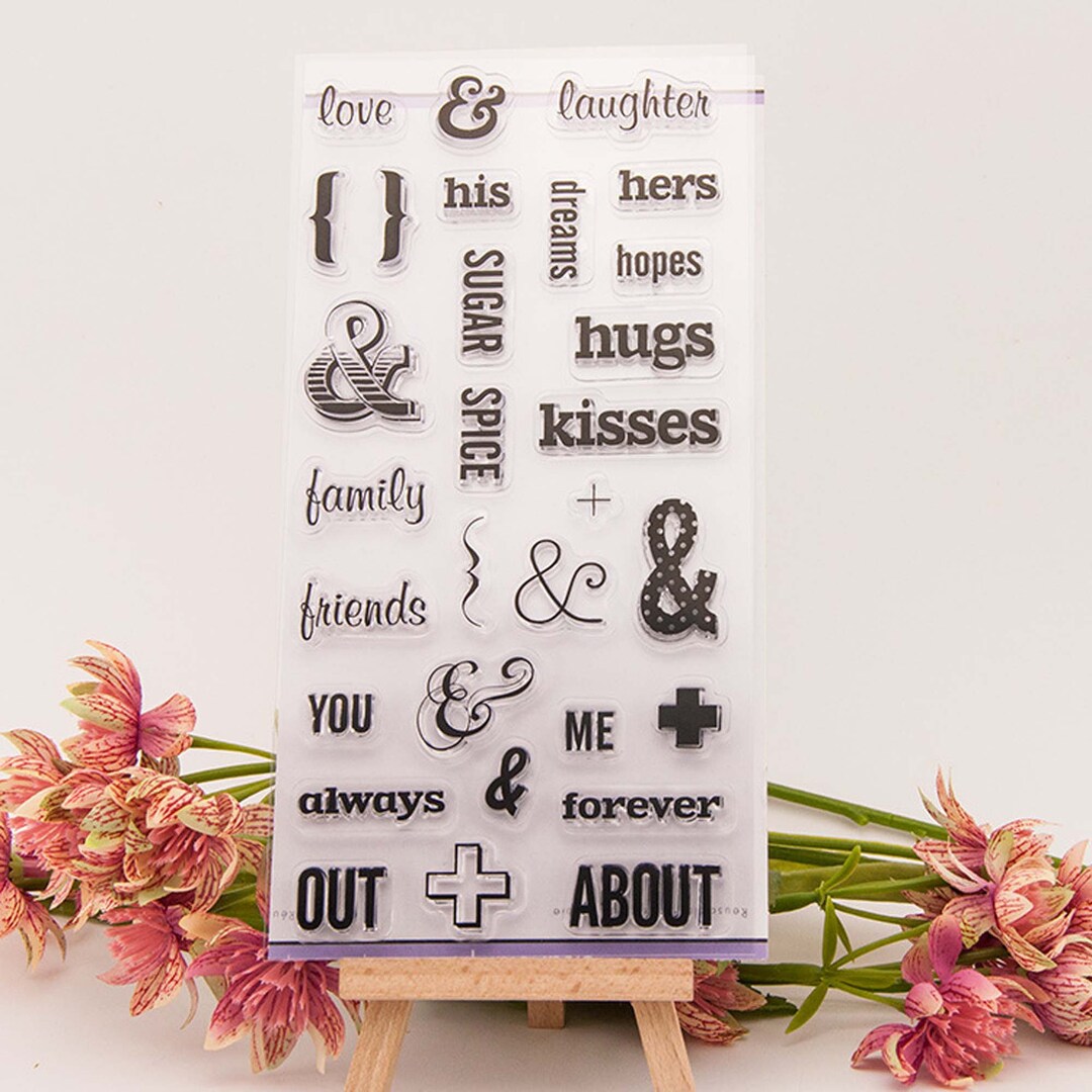 Clear Stamp Transparent Silicone Stamp Soft Rubber Stamp - Etsy