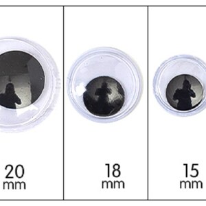 Movable Eye Stickers - Wiggle Eyes - Plastic Eye With Adhesive Sticker ...