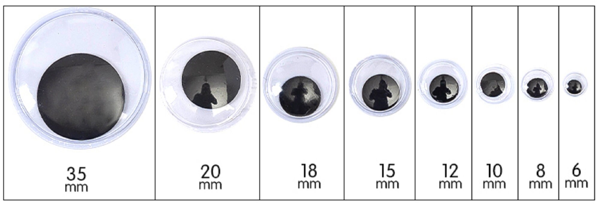 Movable Eye Stickers Wiggle Eyes Plastic Eye With Adhesive - Etsy