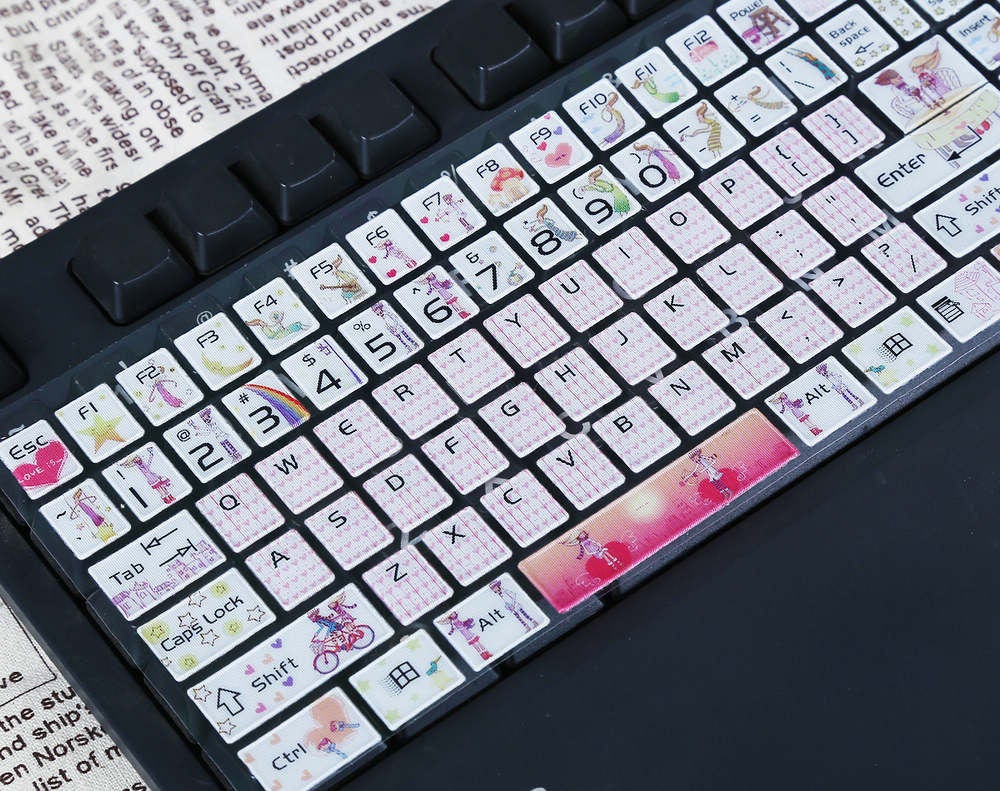 Vein Fingerprint Proof Keyboard Sticker With Lovers DIY 3D | Etsy