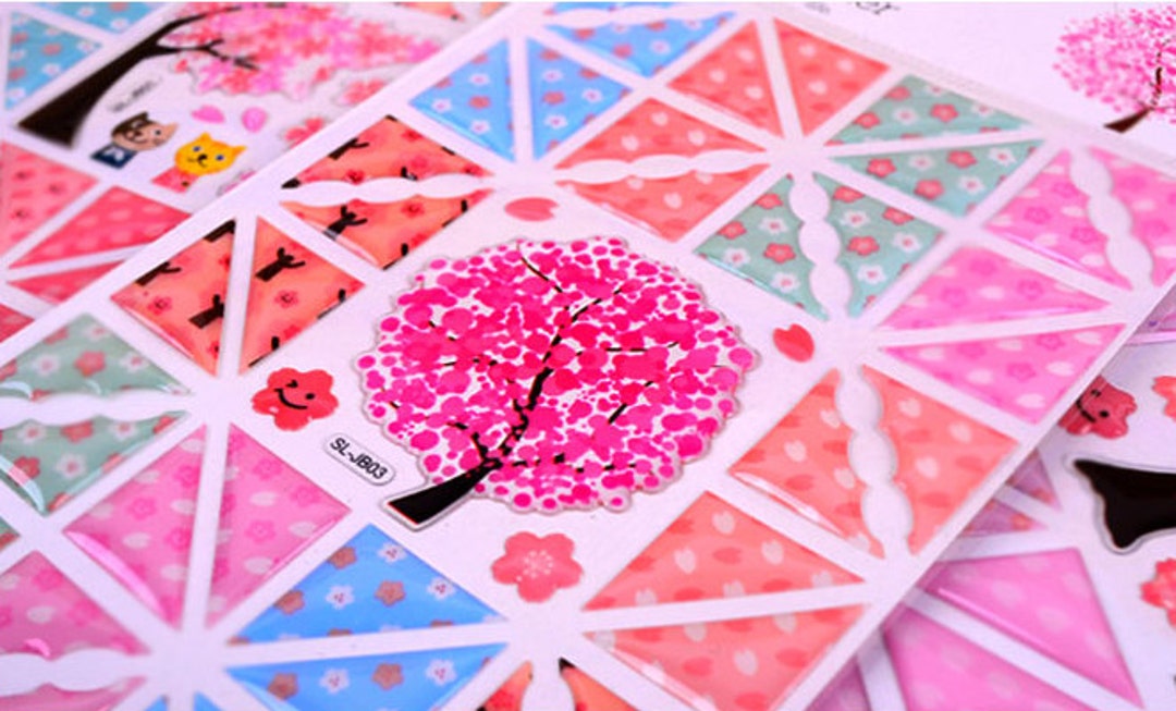 3D Corner Sticker Deco Sticker Diary Sticker Epoxy - Etsy