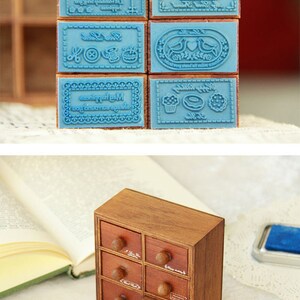 Vintage Drawer Stamps - Rubber Stamp - Korean Stamps - Etsy