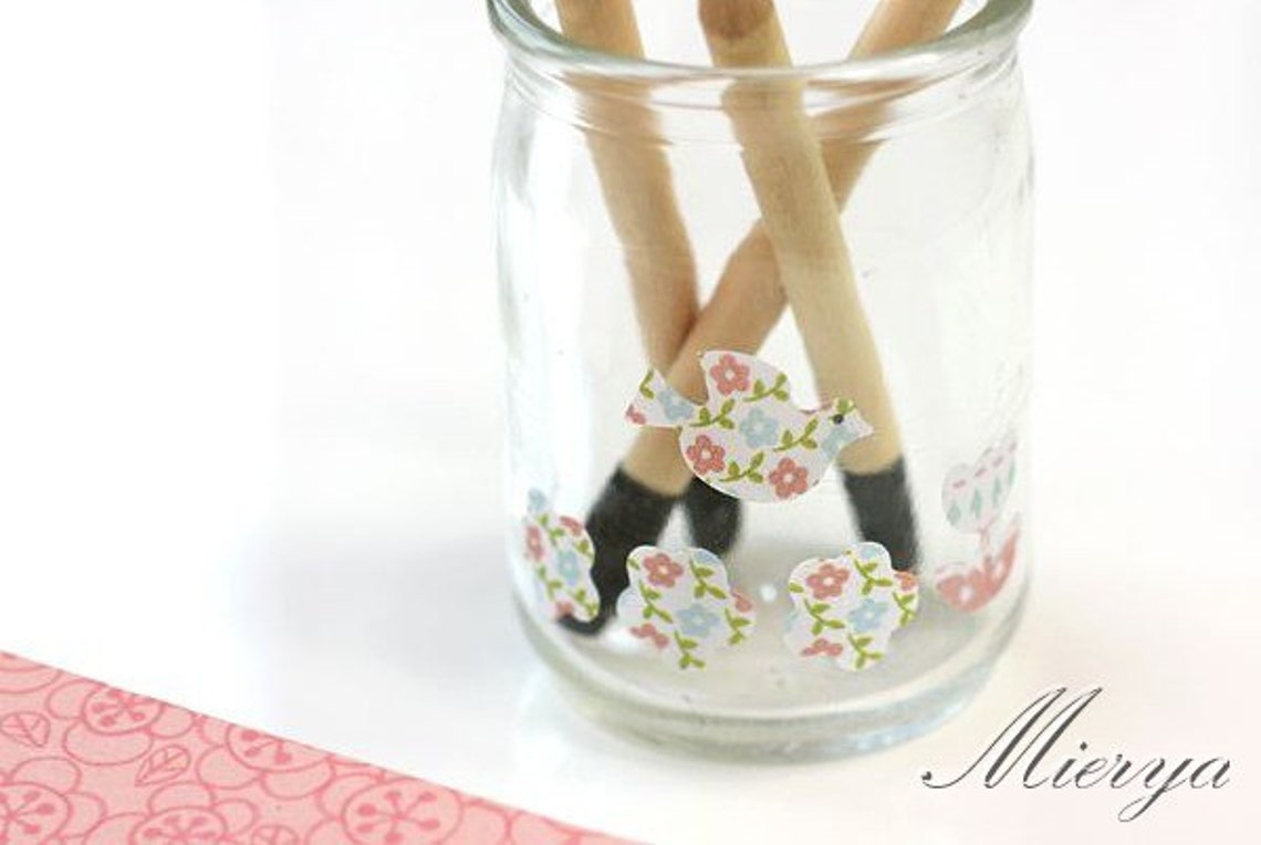 Cotton Fabric Sticker Deco Sticker Diary Sticker Label | Etsy