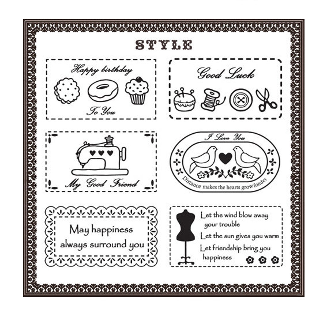 Vintage Drawer Stamps Rubber Stamp Korean Stamps-em62484 - Etsy