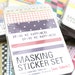 Masking Sticker Set Packed in a Tin Case Deco Sticker - Etsy