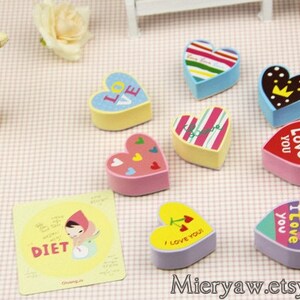 Love Stamp Set - Rubber Stamp - Diary Stamp - Deco Stamp - Filofax - 4 ...