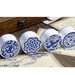 Blue and White Porcelain Style Rubber Stamp Set Wooden Rubber Stamp ...