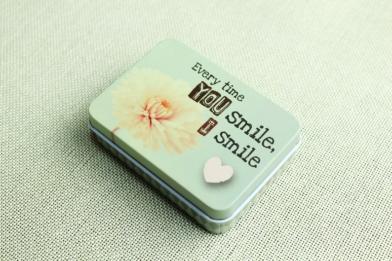 Flower Pattern Tin Box Storage Box Sewing Box Gift | Etsy