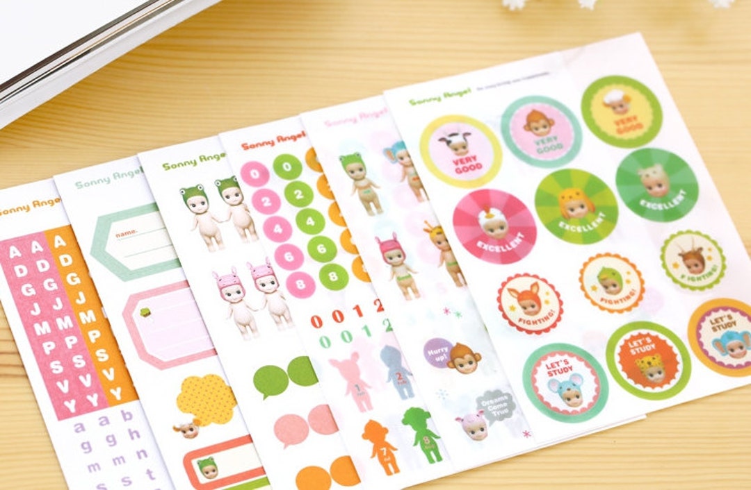 Angelbaby Deco Sticker Set - Korean Sticker - Diary Sticker - Filofax ...