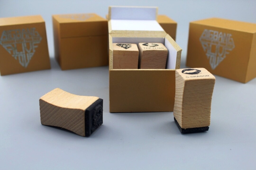 Premium Wood Rubber Stamps - Diary, Deco, Filofax - 4 Pcs - Etsy