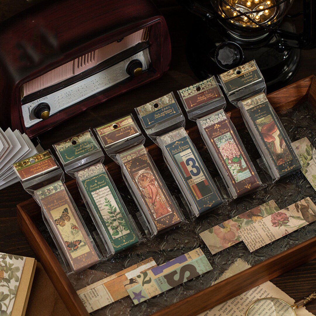 Monthly Weaving Sticker Books - Vintage Stickers - Journal Stickers ...