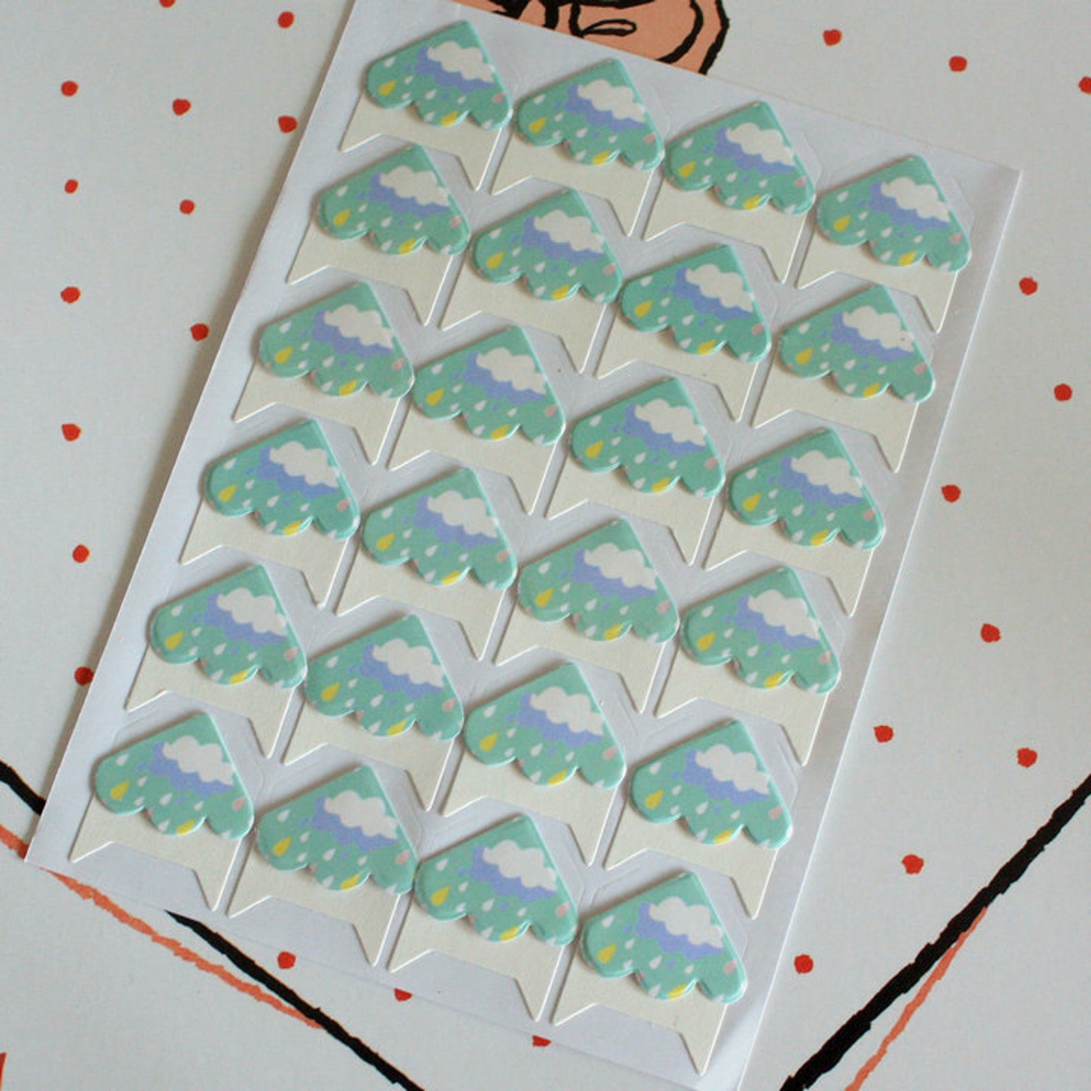 Photo Sticker Set Corner Sticker Photo Corners Paper | Etsy