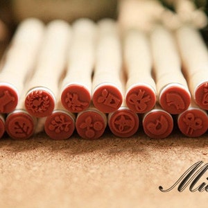 1 Piece Stick Stamp - Rubber Stamp - Wooden Stamp - Korean Stamp - Deco ...