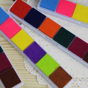 6 Colors Ink Pad - Stamp Ink - Stamp Pad - 2 Styles - Etsy