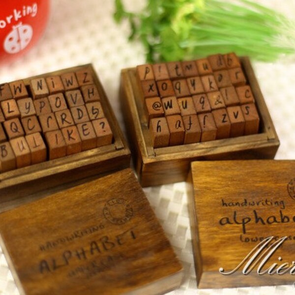Alphabet Stamps - Etsy
