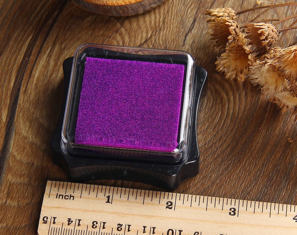1 Piece Square Ink Pad Stamp Ink Oil Rubber Stamp | Etsy