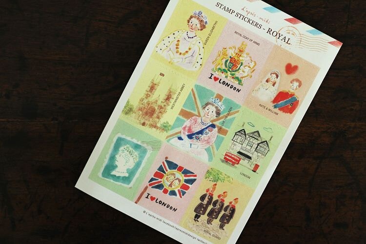 Stamp Sticker Set Masking Stickers Deco Stickers Diary - Etsy