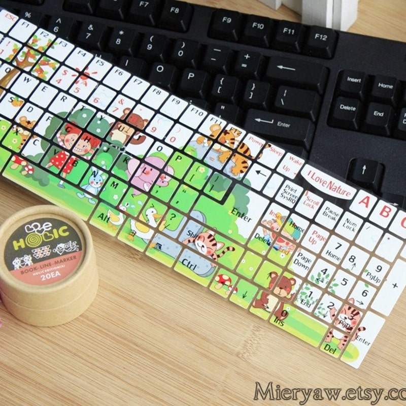 Keyboard Stickers - Etsy