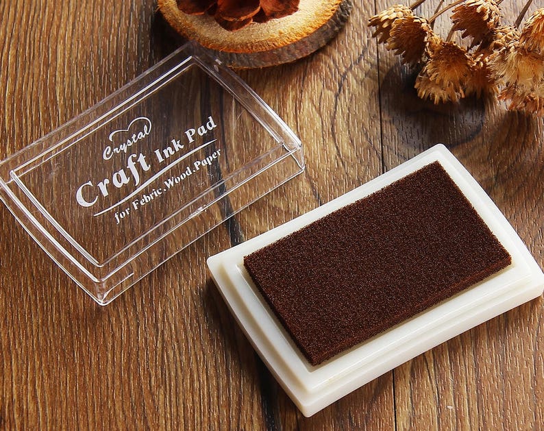 Craft Ink Pad Stamp Inkpad Waterproof Ink Oil for Wooden - Etsy