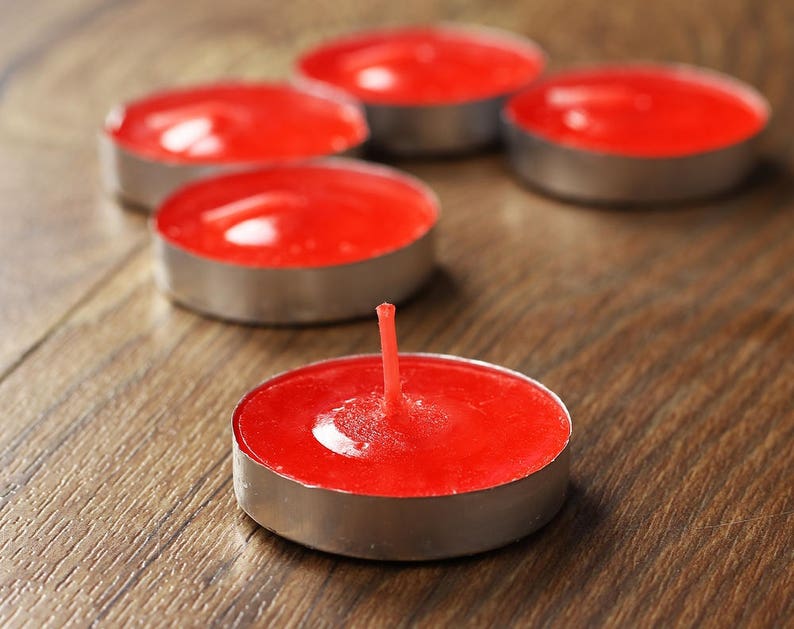 Red Candle melting sealing wax Wax Candle 2 Pcs | Etsy