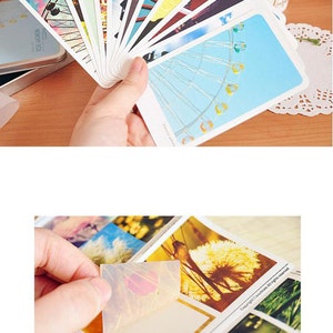 City Series Photo Memory Box With Cards and Stickers Diary Sticker Card ...