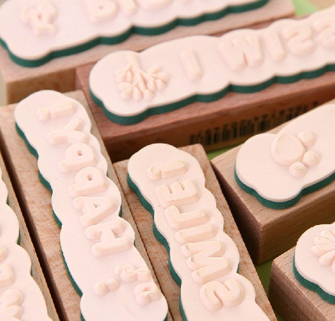 1 Piece English Mood Stamp Rubber Stamp Korean Stamp - Etsy