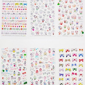 Korean Girl Sticker Set - Diary Sticker - Deco Sticker - Kawaii Sticker ...