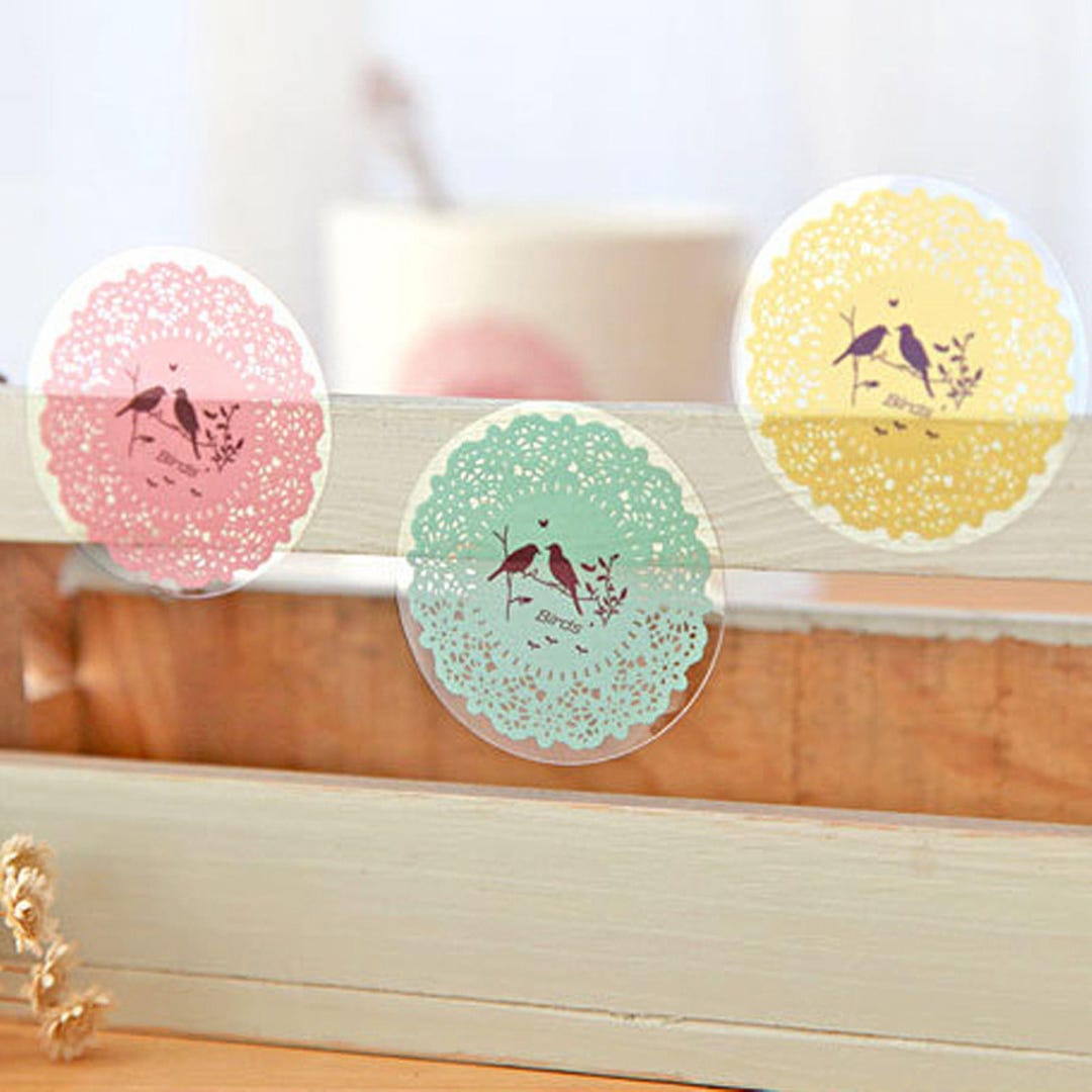 Dress up Sticker Set - Deco Sticker - Lace Sticker - Diary Sticker - 4 ...