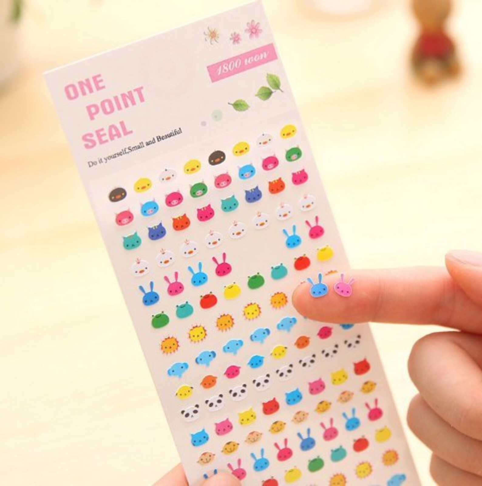 1 Sheet Planner Stickers Mini Germinant Stickers Fresh Cartoon | Etsy
