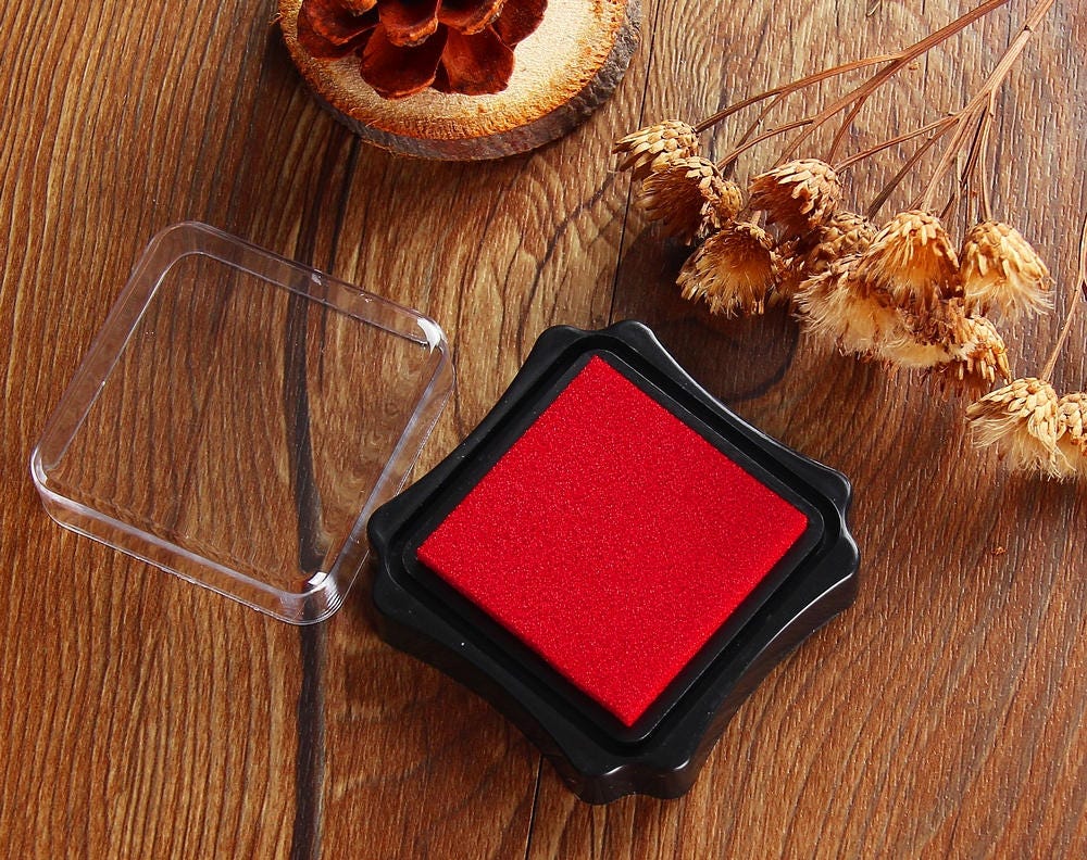 1 Piece Square Ink Pad Stamp inkpad Ink for Rubber Stamp | Etsy