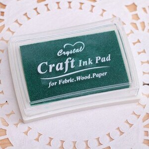 Craft Ink Pad - Waterproof Stamp Ink Pad - Stamp Pad on Wood, Fabric ...