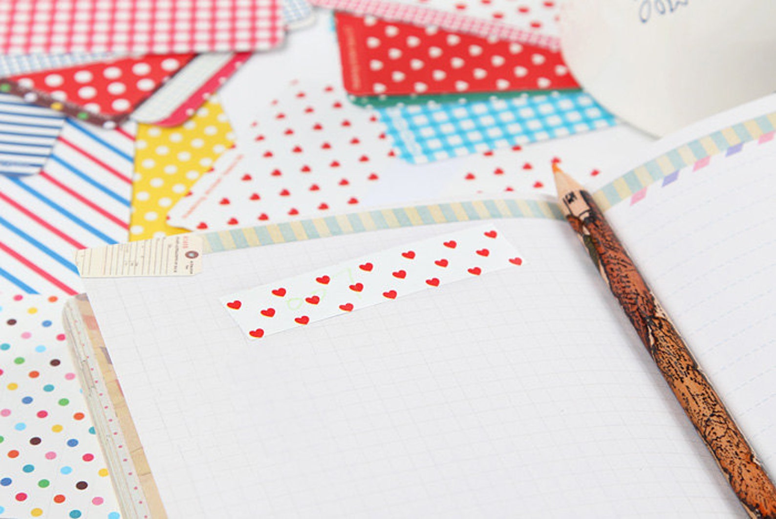 Masking Sticker Set Deco Stickers Paper Stickers 27 | Etsy