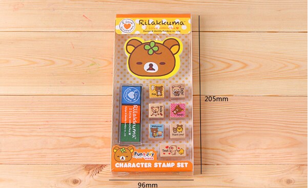 Character Stamp Setswith Ink Pads Korean Rubber Stamp | Etsy