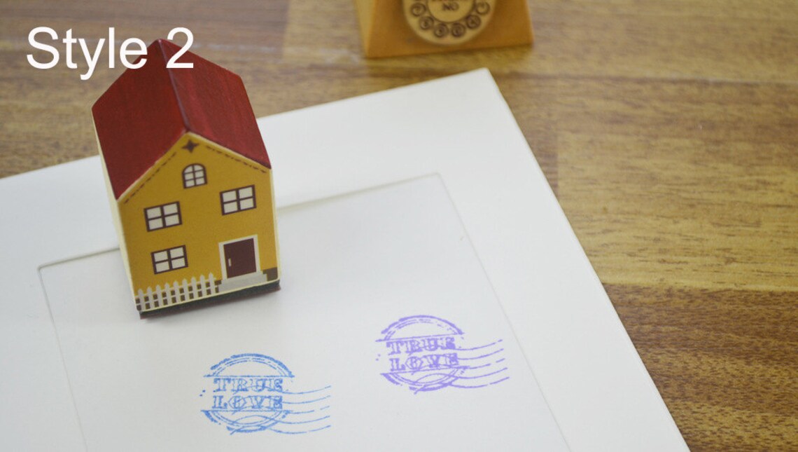 Love House Stamp Set Rubber Stamps Japanese Stamp Diary | Etsy