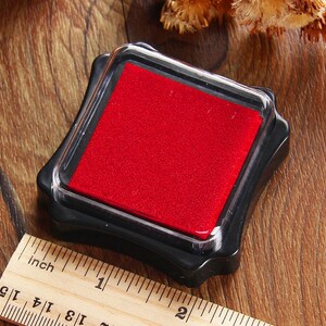 1 Piece Square Ink Pad - Stamp Inkpad - Ink for Rubber Stamp, Alphabet ...