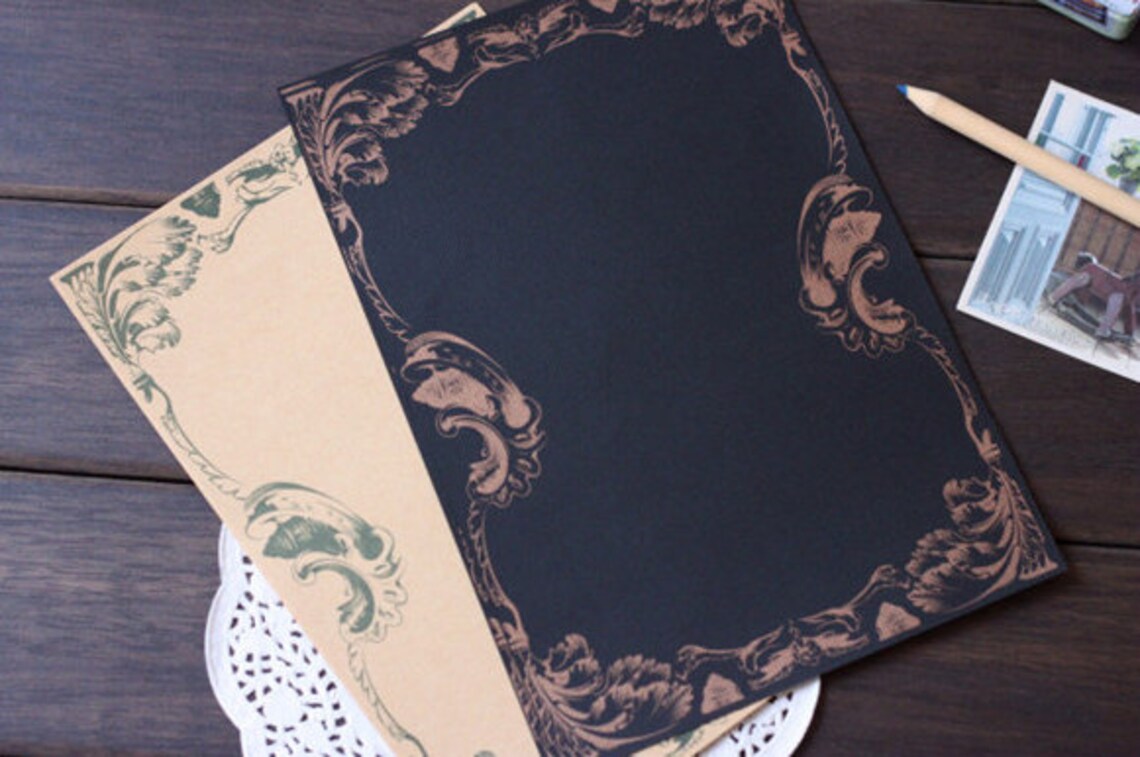 8 Sheets High Quality Lace Writing Paper Stationery Letter | Etsy