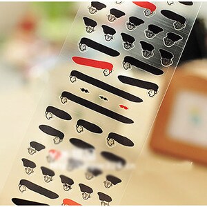 Cool Man Sticker Set - Transparent Deco Sticker - Diary Sticker - Cell ...