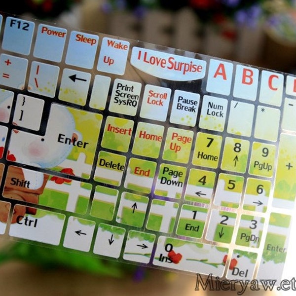 Keyboard Stickers - Etsy