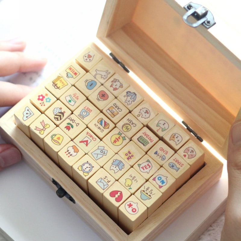Korean Stamp Set - Etsy
