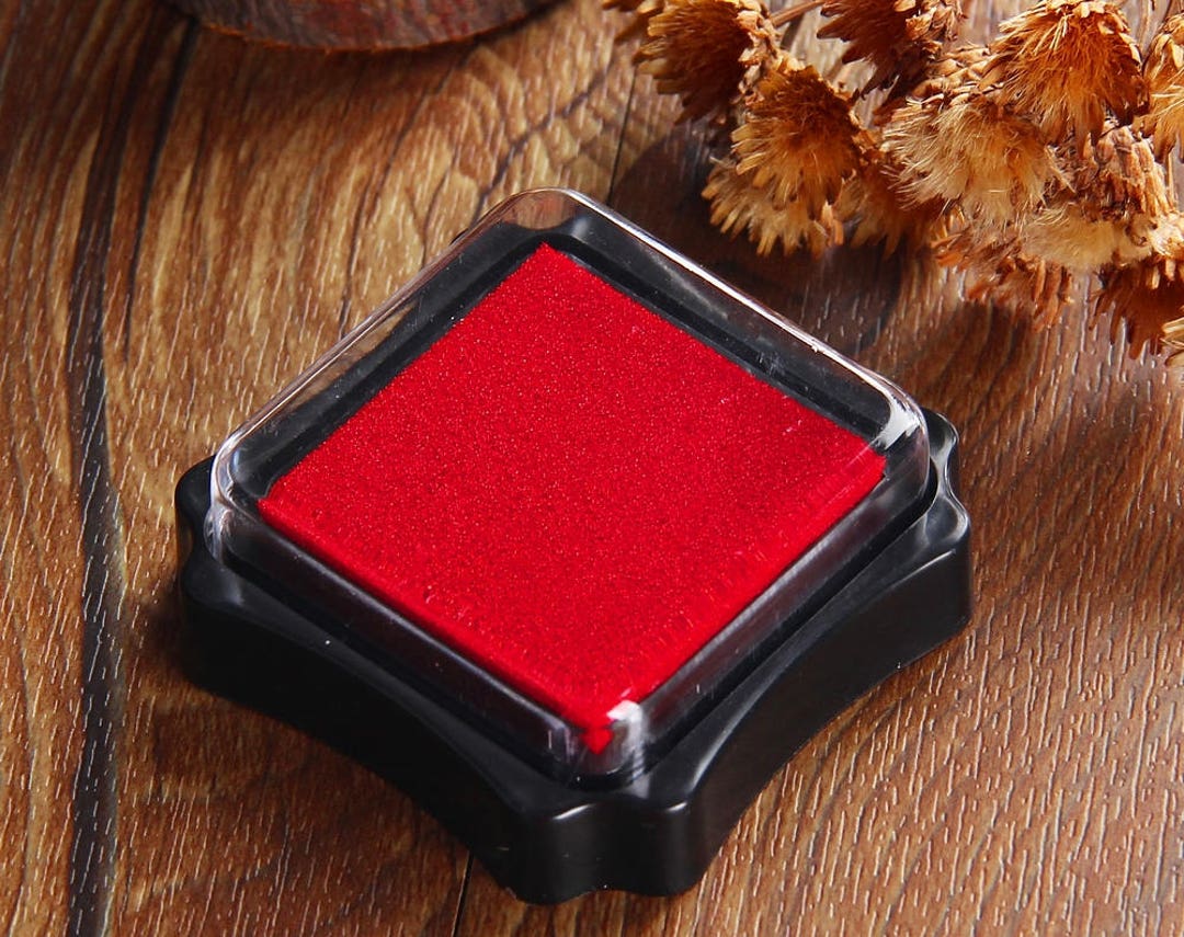 1 Piece Square Ink Pad - Stamp Inkpad - Ink for Rubber Stamp, Alphabet ...