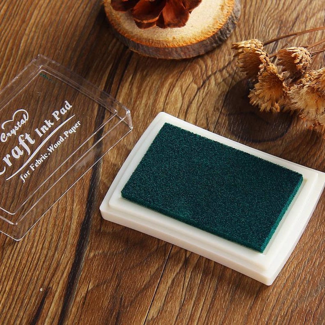 Craft Ink Pad - Waterproof Stamp Ink Pad - Stamp Pad on Wood, Fabric ...