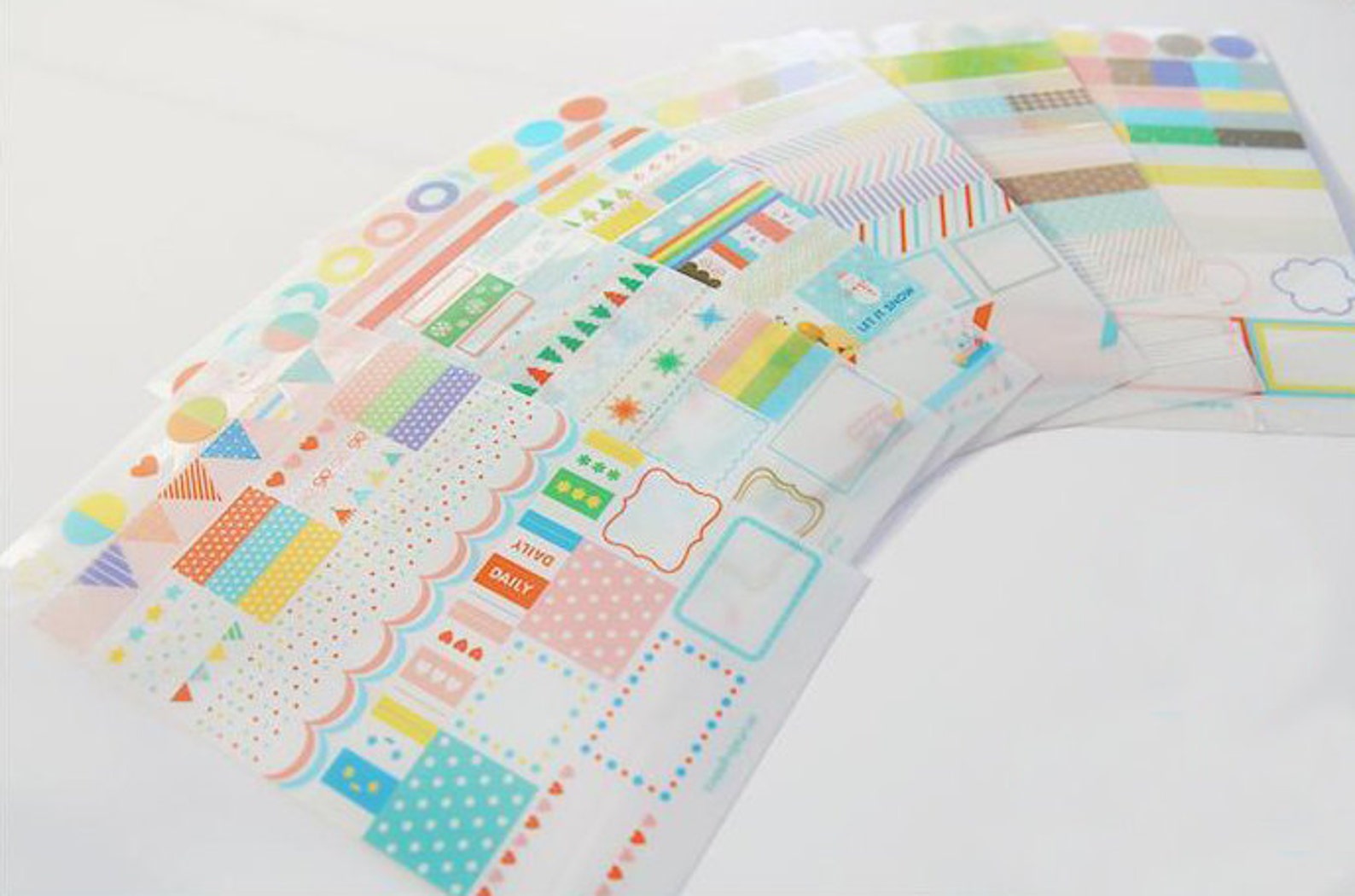 Drawing Market Stickers Deco Stickers Diary Stickers 6 - Etsy