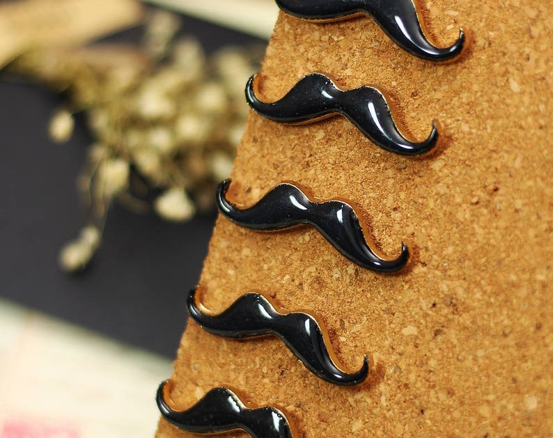 Crystal Gold Plated Beard Push Pins Epoxy Zinc Alloy Push | Etsy