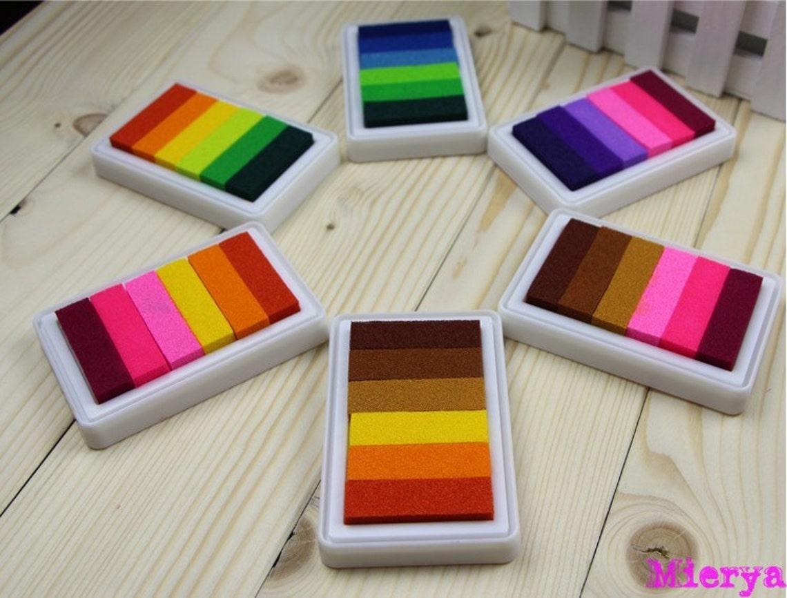 1 Piece Big Size Craft Ink Pad Stamp Ink Pad Stamp Pad - Etsy