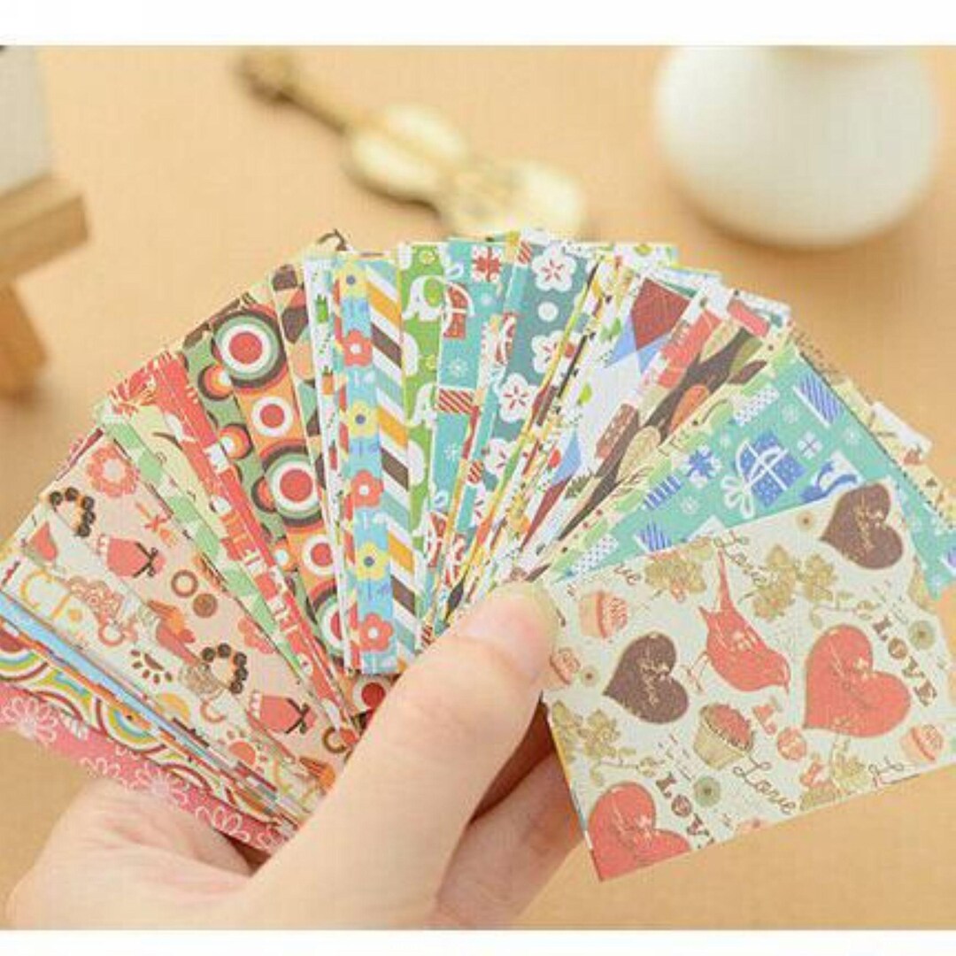 Pattern Style Lable Sticker Set Deco Sticker Diary Sticker Paper ...