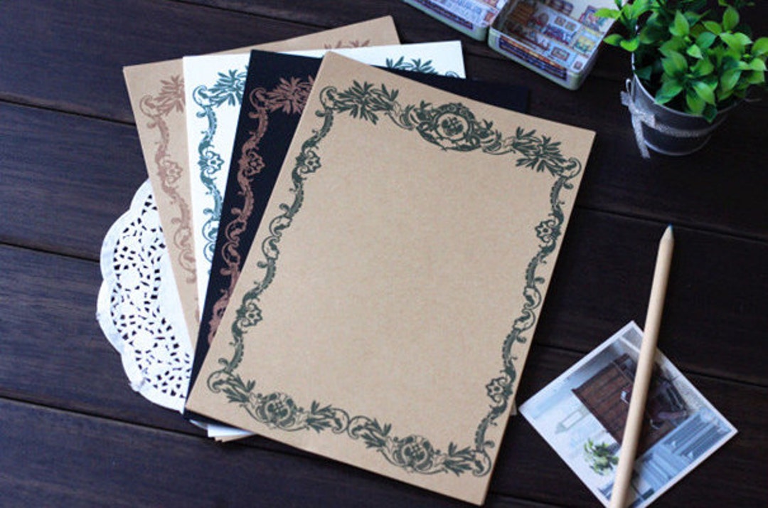 8 Sheets High Quality Lace Writing Paper - Stationery - Letter Paper ...
