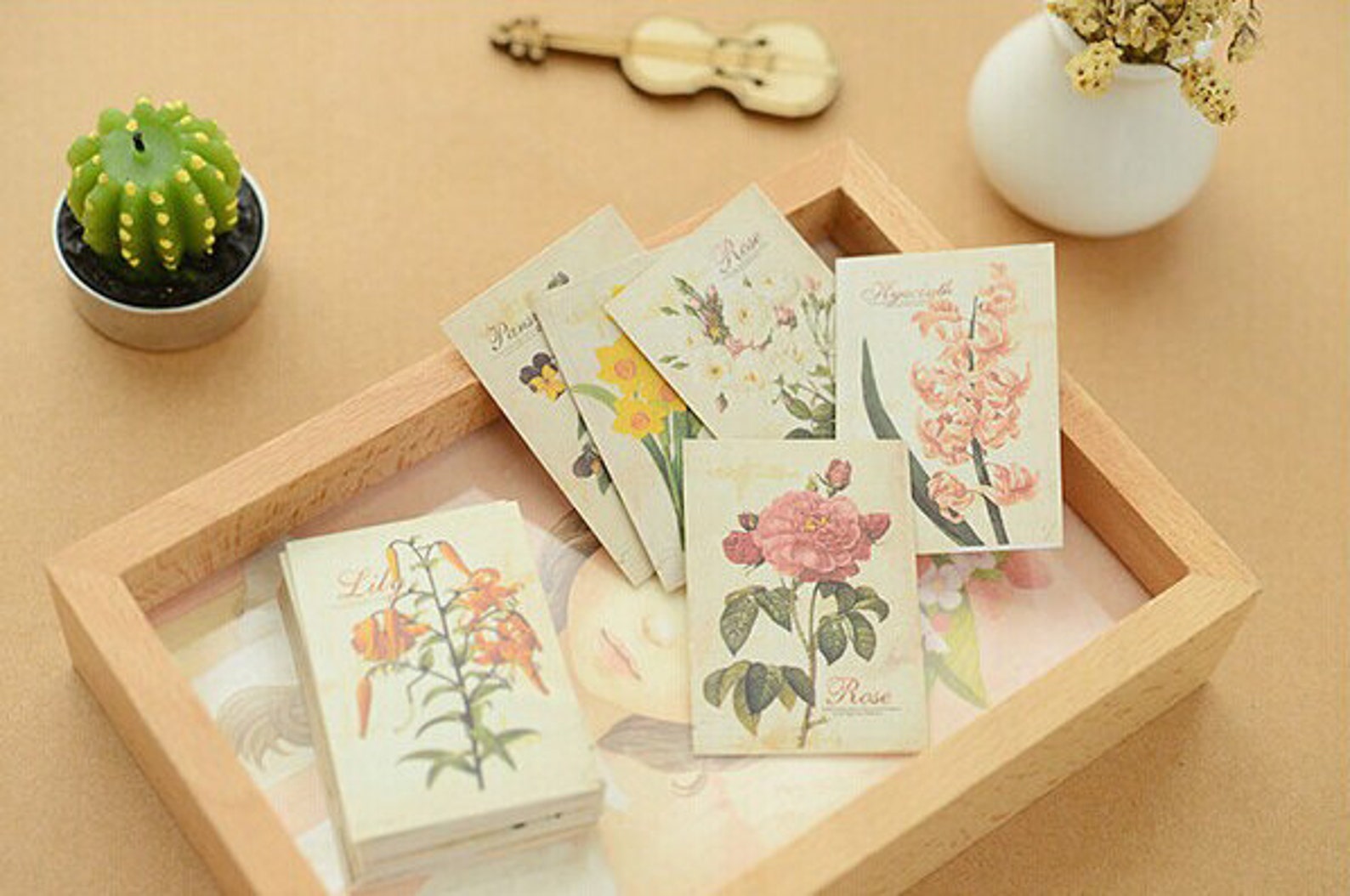 Flower Style Lable Sticker Set Deco Sticker Diary Sticker | Etsy