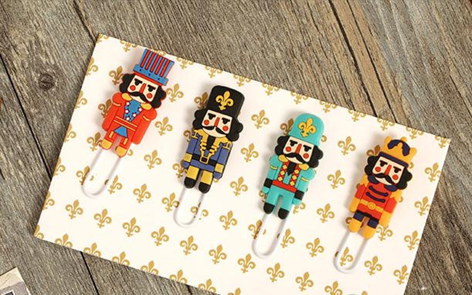 Book Mark Set Rubber Head Paper Clips Clip Bookmark | Etsy